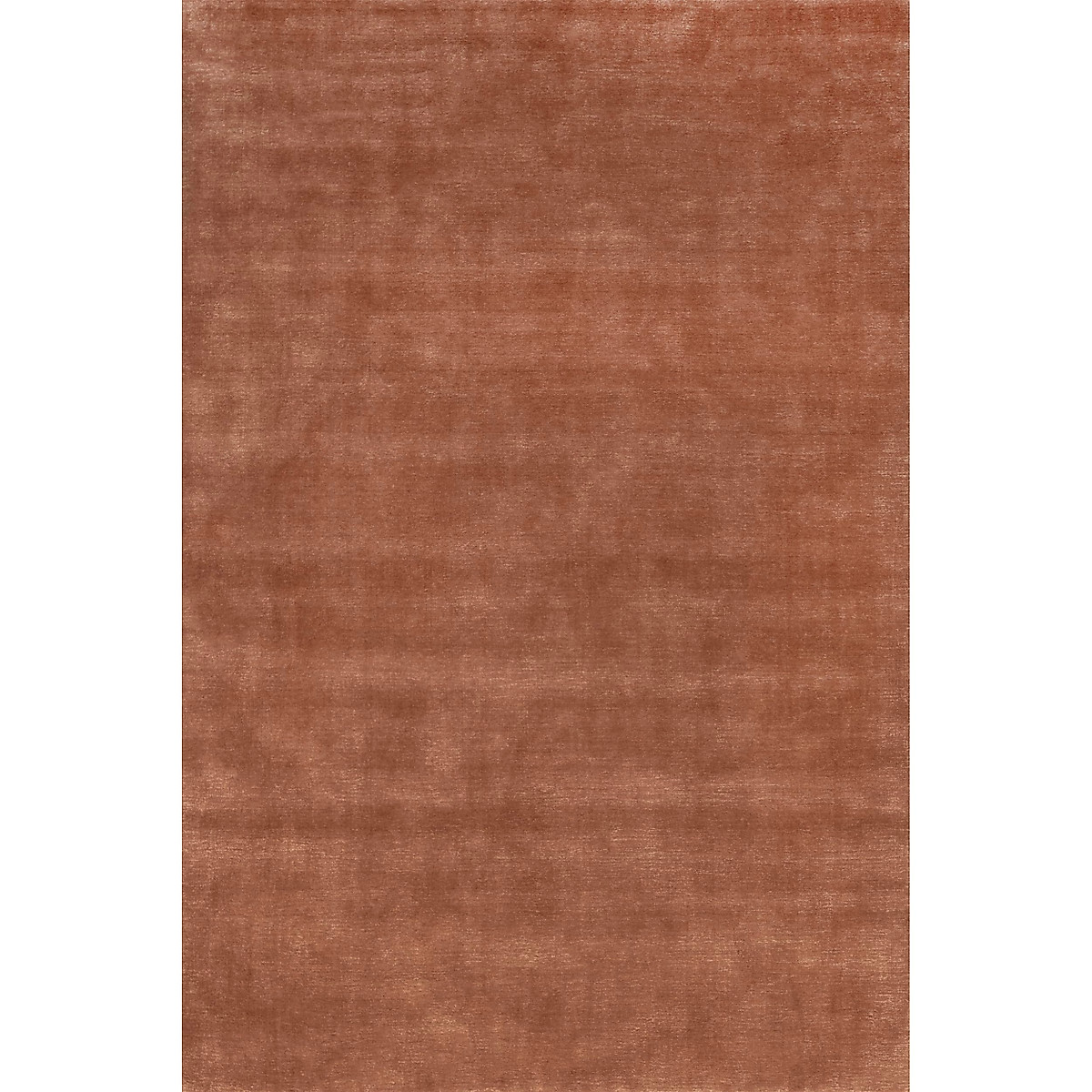 Rugs USA x Arvin Olano Arrel Speckled Wool-Blend Area Rug - 4x6 Area Rug Modern Brick for Living Room Bedroom Dining Room