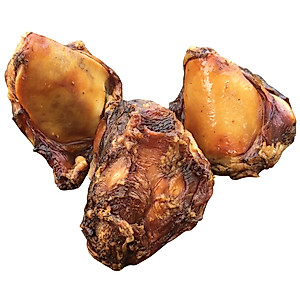 K9 Connoisseur Dog Bones Made in USA for Small and Medium Breed Dogs Natural Long Lasting Meaty Beef Knee Cap Bone Treats Best for Dogs Upto 50 Pounds 1 Pack 3 Count