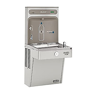 Elkay LVRCGRN8WSK, 39.25 x 18.63 x 36.13 inches, Single Bottle Filling Station