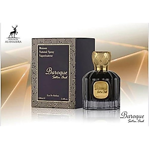 Maison Alhambra Baroque Satin Oud for Unisex Eau de Parfum Spray, 3.4 Ounce