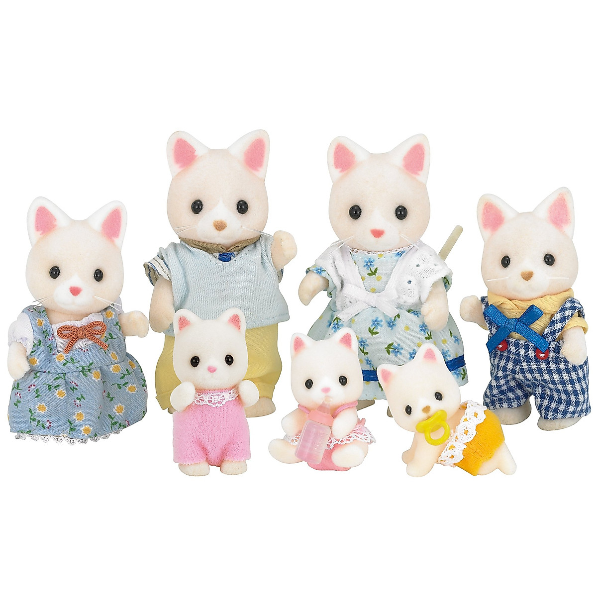 Sylvanian Families Epoch Doll [Silk Cat Baby] Ni-89 ST Mark Certified, for Ages 3 and Up, Toy, Doll House, Sylvanian Families, Epoch