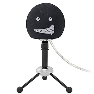 YOUSHARES Blue Snowball Pop Filter - Customizing Microphone Windscreen Foam Cover for Improve Blue Snowball iCE Mic Audio Quality (Mouth)