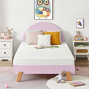 Hbaid Twin XL Mattress, 6 Inch Green Tea Cooling Gel Memory Foam Mattress in a Box Medium Firm Mattress for Bunk Bed, Trundle Bed, Pressure Relief, CertiPUR-US Certified