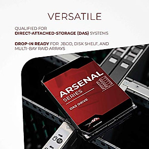 Water Panther WP Arsenal 16TB SATA 7200RPM 3.5-Inch DAS Hard Drive (Renewed)