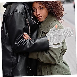 CLISPEED 1 Set Heated Gloves Ski Gloves Outdoor Gloves Knit Gloves USB Computer Gloves Electric Winter Gloves Unisex Heating Gloves Winter Warm Gloves Outdoor Sports Gloves Hand Covers Man