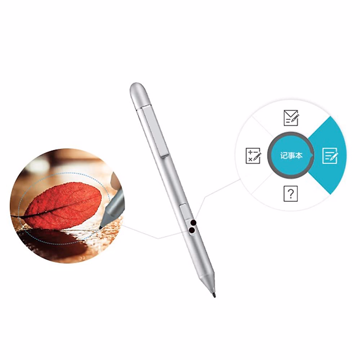 Active Stylus Pen for Dell Latitude 5175 5179 5285 5289 5290 5300 7200 7275 7285 7390 7400 Venue 10 Pro 5050/5056/5055/5855 XPS 9250,Touch Screen for Laptop