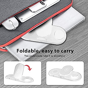 Wireless Charging Station for Samsung Galaxy S23/S23+, Samsung Wireless Charger for Galaxy S22/S22 Ultra/Z Fold 4/Z Flip 4/S21/S20, Galaxy Watch Charger for Galaxy Watch 5 Pro 4 3, Galaxy Buds Pro 2