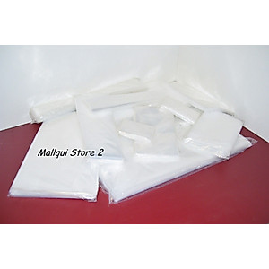 ULINE - 100 Clear 4 x 16 Poly Bags Plastic Lay Flat Open TOP Packing Best 2 MIL