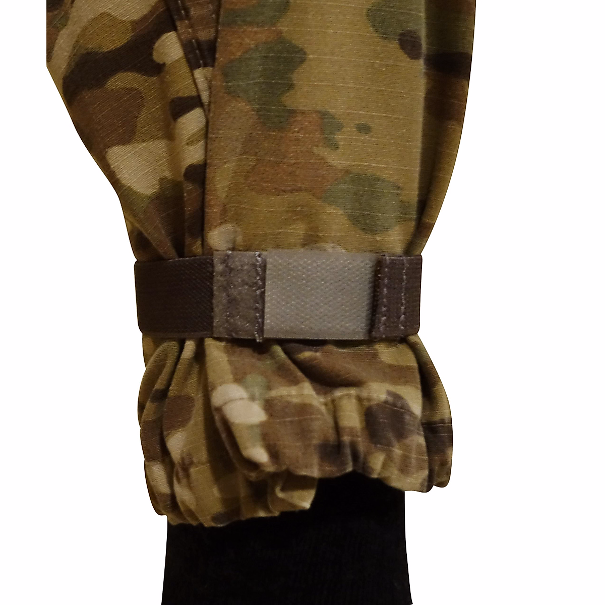 Hook & Loop Ankle Blousing Garter by Mt. Sun Gear 1" Grey Trousers Straps for Hiking, Cycling, Waders, Fly Fishing, Hunting, Gardening, Outdoor and Military Uniforms.