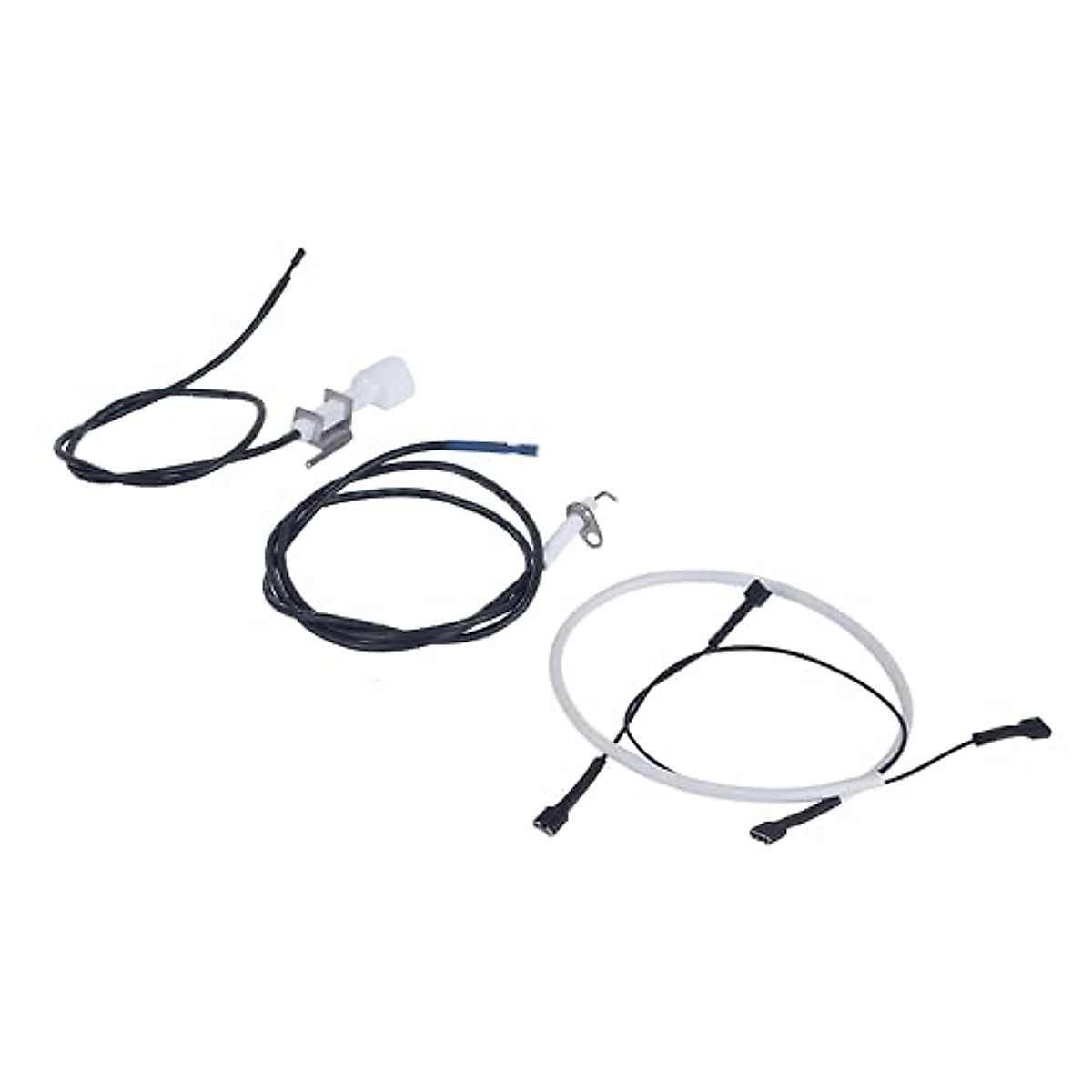 Petrirufun 69851 Grill Igniter Kit Replacement for Weber Spirit 220 320 330 335 Series with Front-Mounted Control, 7643 Grill Iginter Replacement Parts for Weber Spirit Grill Igniter Replacement