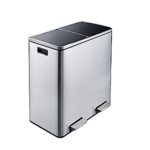 Heim Concept Trash can, 60 L, Silver
