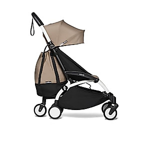 BABYZEN YOYO Bag, Navy Blue - Provides Additional, Sturdy Storage on the YOYO2 Stroller - Includes Wheel Base & Hooks