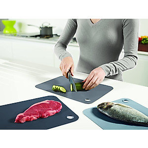 Joseph Joseph Pop Chopping Mats, Set of 3, Sky, Blue