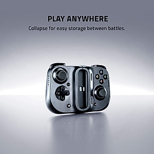 Razer Kishi Mobile Game Controller/Gamepad for iPhone iOS: Works with most iPhones – X, 11, 12, 13, 13 Max - Apple Arcade, Amazon Luna, Google Stadia - Lightning Port Passthrough - MFi Certified