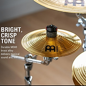 Meinl 8" Bell - HCS Traditional Finish Brass for Drum Set, Made In Germany, 2-YEAR WARRANTY (HCS8B)