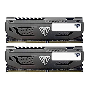 Patriot Viper Steel DDR4 RAM 16GB (2X8GB) 4400MHz CL19 UDIMM Desktop Gaming Memory Kit - PVS416G440C9K