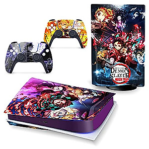 Stickers for Ps5 Controller Skin Digital Package, Suitable for Playstation 5 Shell Console and Controller, Durable, Scratch Resistant and Bubble Free B Style