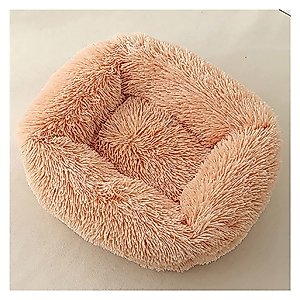 YXXJJ Pet pad Plush Dog Bed Cushion Large Dog Bed House pet Square Cushion Bed pet Kennel Super Soft and Fluffy Comfortable cat and Dog House Soft and Warm, Comfortable to Touch, Easy to Carry