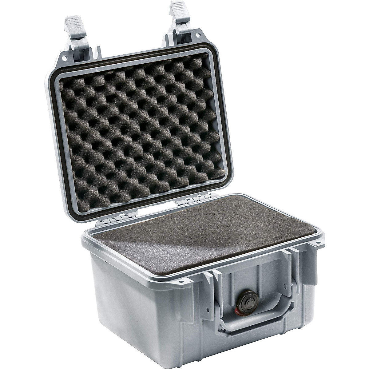 Pelican 1300 Camera Case With Foam (Silver)