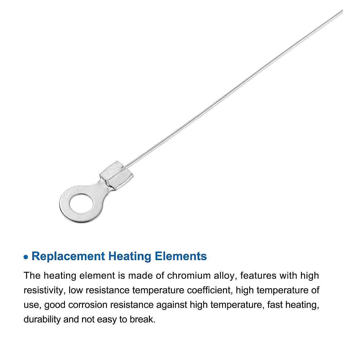 MECCANIXITY 2 Pack 0.02 X18Inch Sealer Repair Kits Round Heat Seal Strips Replacement Elements and PTFE Tapes for Hand Sealers