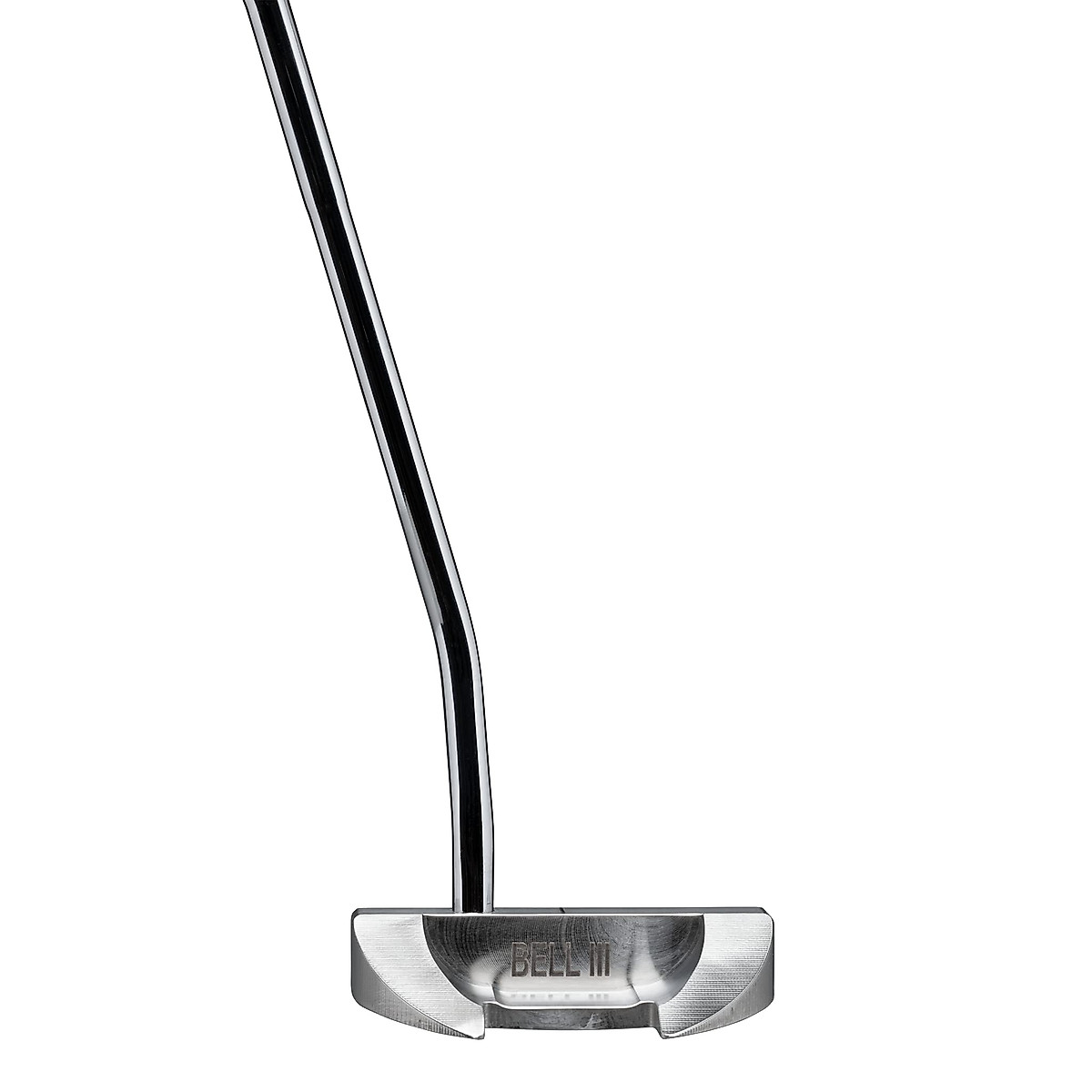 Bell III H-365 Half-Offset CNC Milled Half-Mallet Standard Golf Putter + Tacki-Mac Jumbo Flat Top Grip (Right, 38)