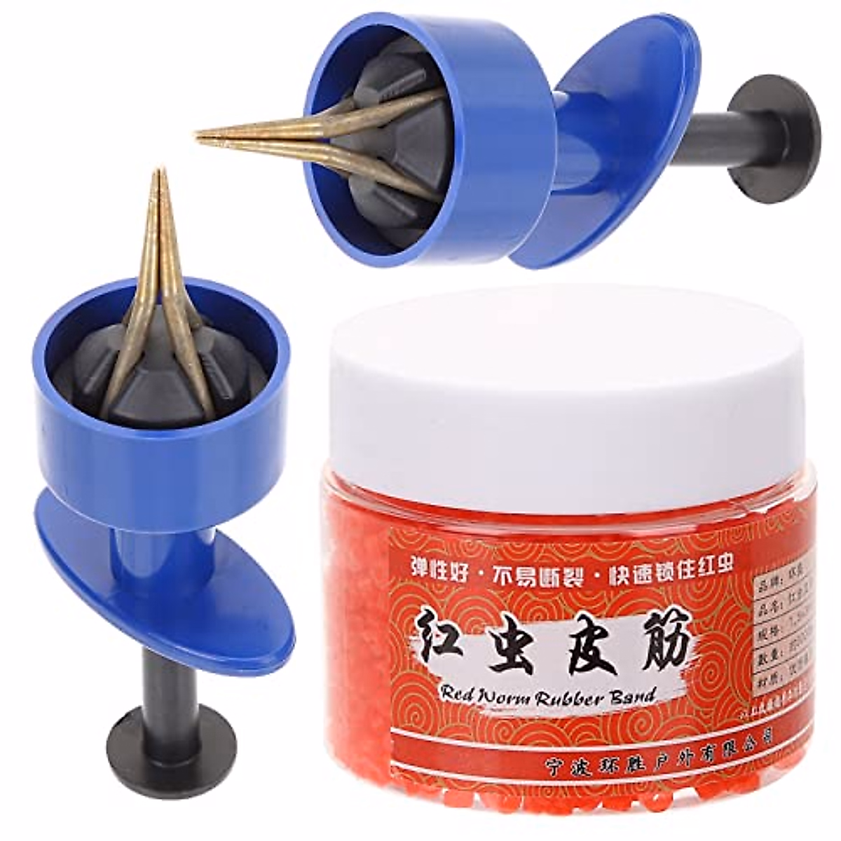 LIOOBO Fishing Tools Fishing Tools 1 Set Earthworms Clips Portable Bloodworm Hanger Bait Outdoor Fishing Tackle Multi Hanger Multi Hanger