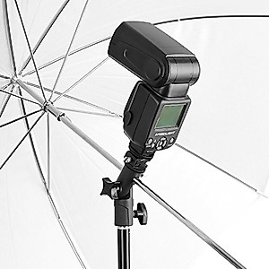 Camera Flash Speedlite Mount, ChromLives Professional Swivel Stand Light Bracket, Umbrella Bracket Shoe Holder E Type Compatible with Canon Nikon Pentax Olympus Nissin Metz, Other Speedlite Flashes