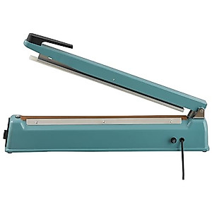 VEVOR Impulse Sealer 16 inch, Manual Heat Seal Machine with Adjustable Heating Mode, Iron Shrink Wrap Bag Sealers for Plastic Mylar PE PP Bags, Portable Poly Bag Sealing Machine with Extra Replace Kit
