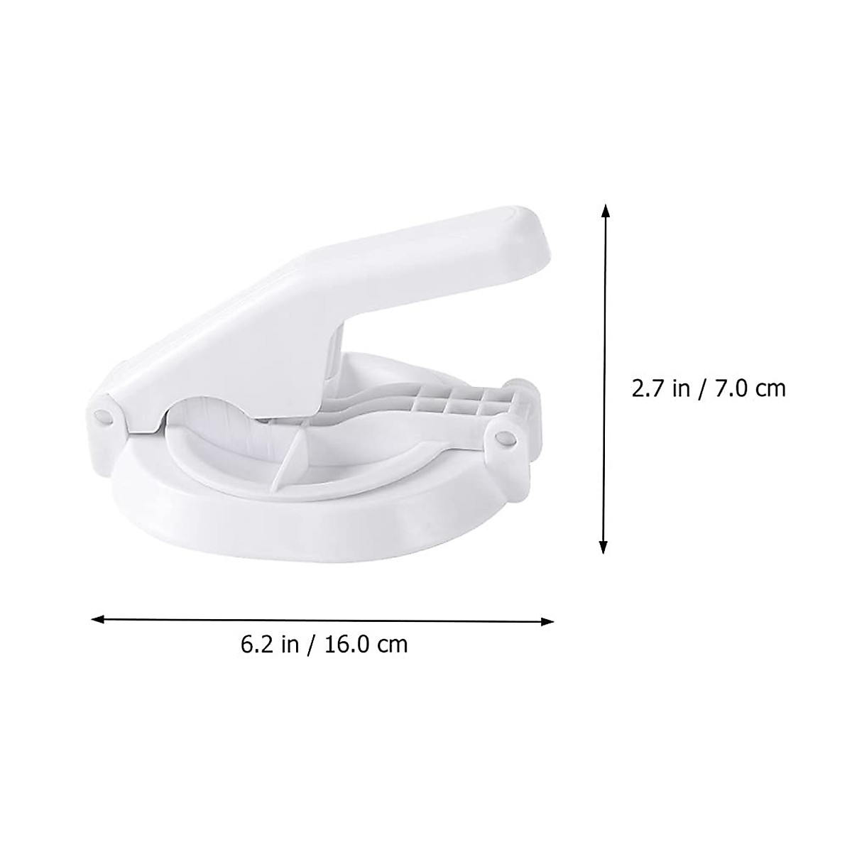 Hemoton 1Pc Dumpling Wrapper Manual Tortilla Maker Tortilla Maker Machine Mountain Pie Maker Dumpling Dough Presser Taco Tortillas Manual Dough Press Tool White Household to Rotate Folder