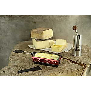 Kuhn Rikon Epicurean Adjustable Ratchet Grinder with Ceramic Mechanism for Salt, Pepper and Spices, 8.5 x 2.75 inches, Stainless Steel