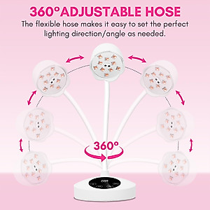 Makartt UV Nail Lamp, Mini UV Light for Gel Nails Polish Luminoza 10W Rechargeable LED Nail Light Nail Dryer with 4 Timers & Auto Sensor, Fast Curing Goosenecks UV Lamp for Home Nail DIY Manicure