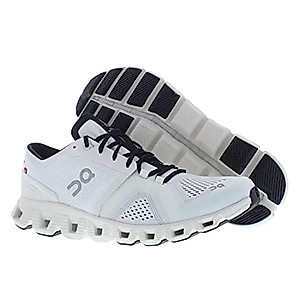 On Women's Cloud X Sneakers, White/Black, 8.5 Medium US