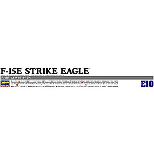 Hasegawa 1:72 Scale F-15E Strike Eagle Model Kit