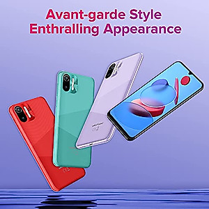 Ulefone Unlocked Cell Phones, Note 6 Android 11 Unlocked Smartphones, Ultra-Slim Lightweight, Triple Card Slots, 6.1" Waterdrop Full-Screen Dual SIM Phones, 3300mAh, Face Unlock, US Version - Black