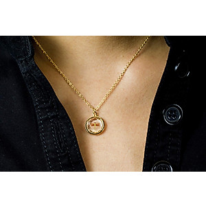 LovePendants 16-18" Necklace in White Swarovski Crystal with White Enameled COCKATOO Engraving in SterlingSilver