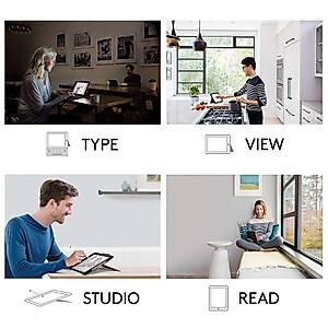 Logitech Slim Combo Case with Detachable Backlit Bluetooth Keyboard for iPad (5th & 6th Generation), Black