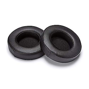 Premium Replacement Kraken 7.1 V2 Ear Pads Cushions Compatible with Razer Kraken 7.1 V2 Headset only. (Black - Round). Premium Protein Leather | High-Density Foam | Great Comfort