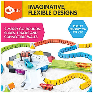 HEXBUG Nano Zone, Sensory Toys for Kids & Cats with Over 60 Pieces & 5 Nano Bugs, STEM Kits & Mini Robot Toy for Kids Ages 3 & Up, Batteries Included