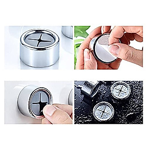 3pcs Adhesive Tea Towel Holders Hooks Round Wall Mount Hook for Bathroom, Kitchen and Home, No Drilling Required