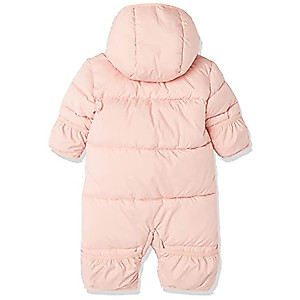 Amazon Essentials Unisex Babies' Puffer Bunting Suit, Blush, 18 Months