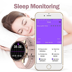 Smart Watch for Android Phones iOS Make/Answer Call Bluetooth Music Pedometer Calorie Counter Message Reminder Smartwatch Waterproof Watches for Women Ladies