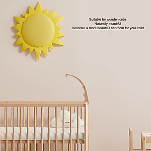 Crib Mobile Arm, Mobile Arm For Crib, Secure Wood Grain Faux Crib Furniture Support Mobile Holder For Crib Baby Crib Mobile Arm for Crib Toys Accessories