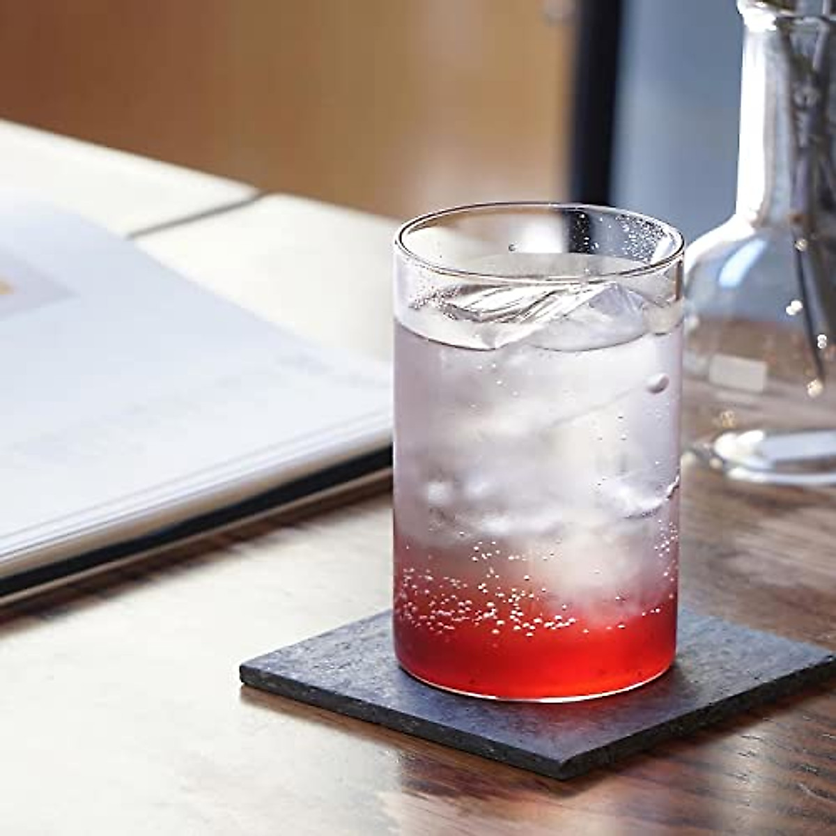 Borosil Drinking Glasses, 10 Oz, Set of 6, BPA Free, Water Glasses for 6, Clear Lightweight & Durable Borosilicate Glass, Odor Resistant, Dishwasher Safe, Glasses for Juice, Beer, Wine & Cocktails