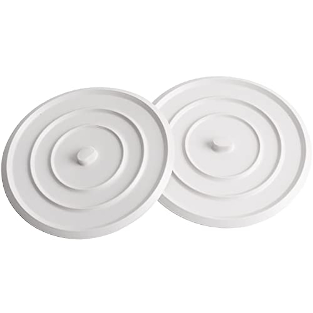 2PCS Kitchen Sink Stoppers, 4.8 Inch Drain Plug Natural Rubber Sink Drain Stopper, Sink Water Stopper, Bathtub Stopper, Sink Drain Cover for Kitchen, Bathroom and Laundry
