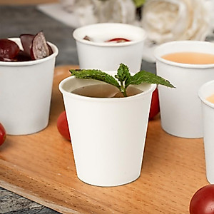 RACETOP [3 oz 500 pack] Disposable Paper Ideal Bathroom Cups, Small Mouthwash Cups, Bath Paper Cups , Mouthwash (3oz 500count) (500)