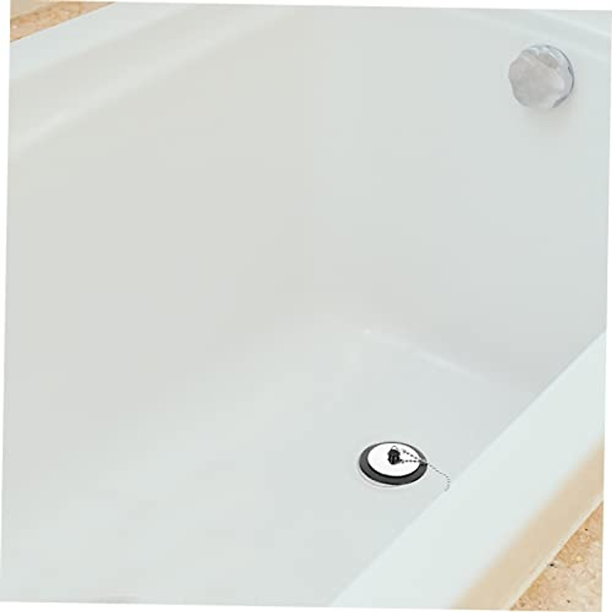 PAMINGONO 2pcs Pool Stopper Kitchen Sink Stopper Sink Drain Stopper Kitchen Drains Stopper Sink Sealing Tub Plug Bathtub Drain Stoppers Bathroom Sink Strainer Tub Stopper Black Rubber