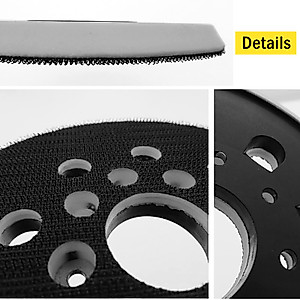 5 Inch Hook and Loop Sander Backing Pad for RS035, Compatible with Bosch ROS20VS and ROS10 Random Orbital Sander