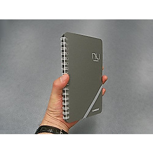 nu board Memo Size (4 x 7 inch) NGSH03FN08 Whiteboard Notebook - Dry Erase Notebook - Mini Size Dry Erase Board - Environmentally Reusable Notebook