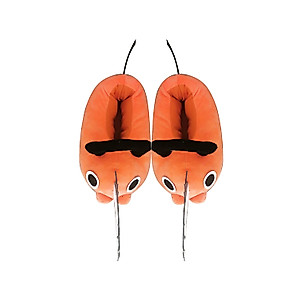 Emisorn Women's Pochita Dog Slipper, Plush Home Slipper, One Size, Cosplay Enthusiasts, Dog Lovers, Adults, Kids, Halloween Celebrators, Winter Warm Slipper