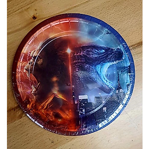 JEWELESPARTY 🥳 12PC KING MONSTER KONG APE 6PC CAKE PLATES + 6PC KIDS CUPS PARTY SUPPLIES FAVOR DERATIONS THEME IDEA CELEBRATION HAPPY BIRTHDAY GIFT